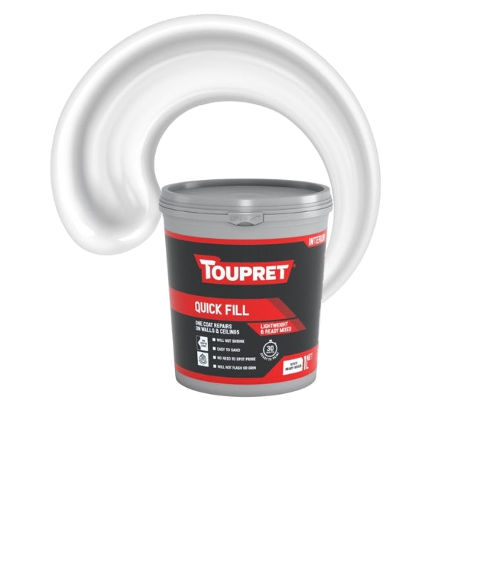 Toupret Interior Quick Fill Filler - White - Ready to use – Next Day Paint