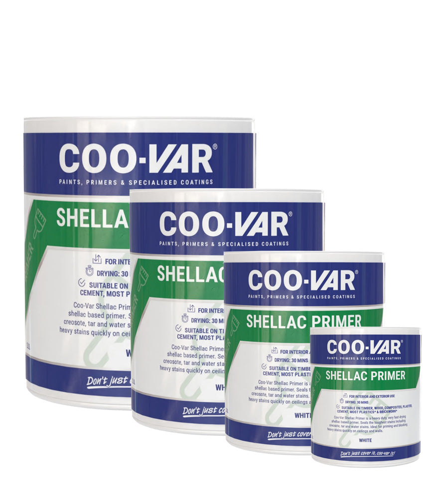 Coo-Var Shellac Prime-All - White – Next Day Paint