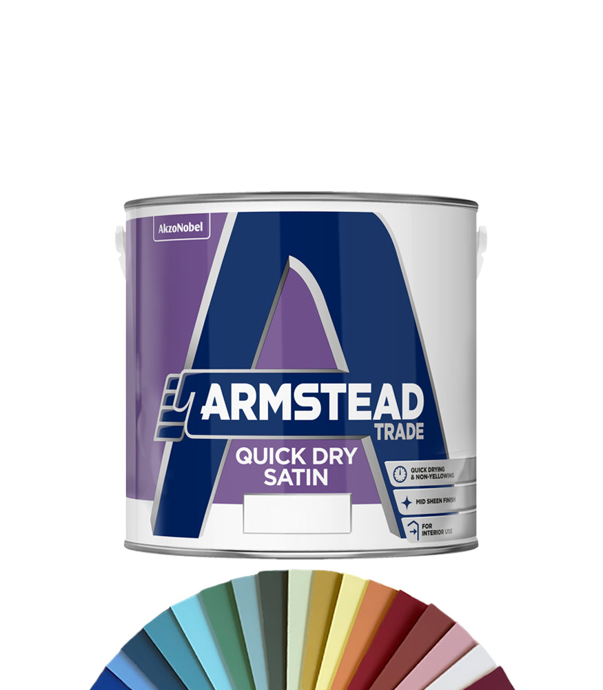 Armstead Trade Quick Dry Satin 2.5L - Tinted Colour Match – Next Day Paint