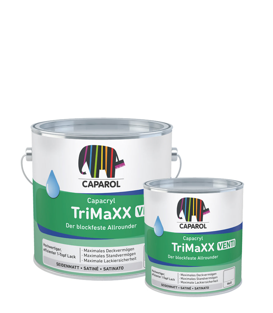Caparol Capacryl TriMaXX Venti Waterbased Satin - White – Next Day Paint