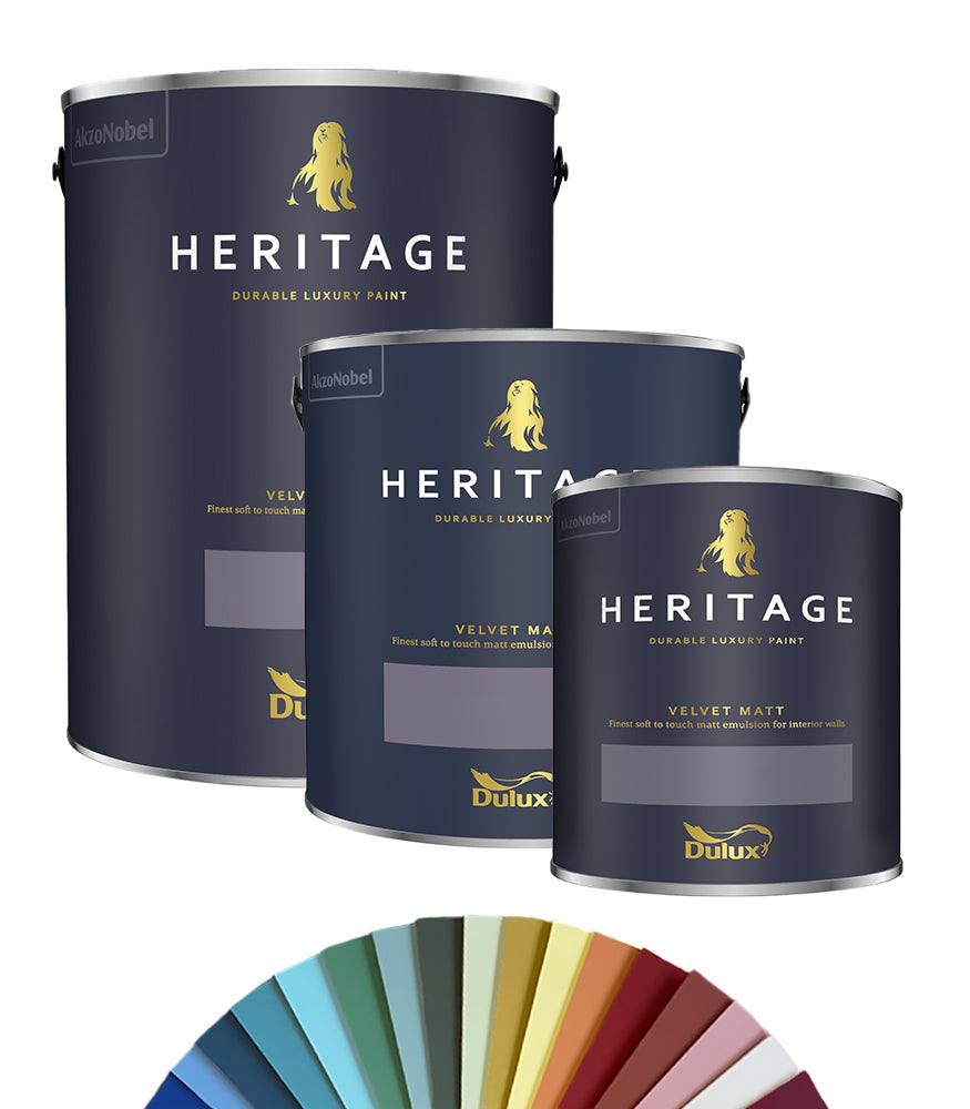 Dulux Heritage Velvet Matt Paint - Tinted Colour Match – Next Day Paint