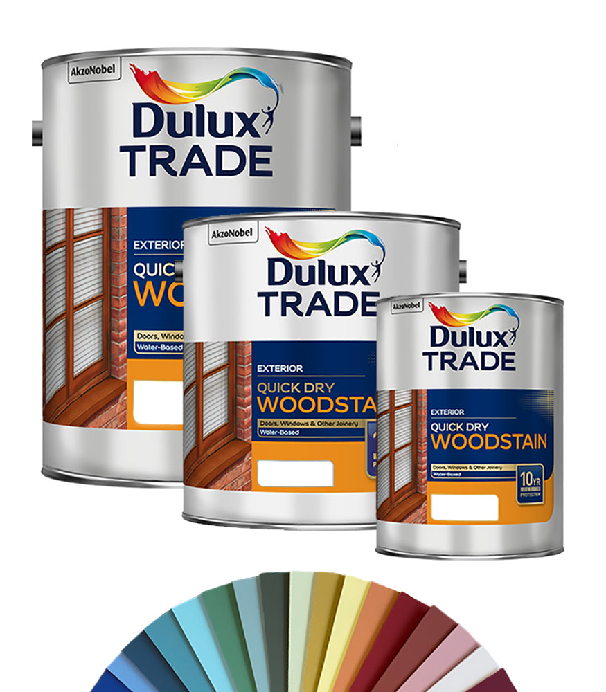 Dulux Trade Quick Dry Woodstain - Tinted Colour Match – Next Day Paint