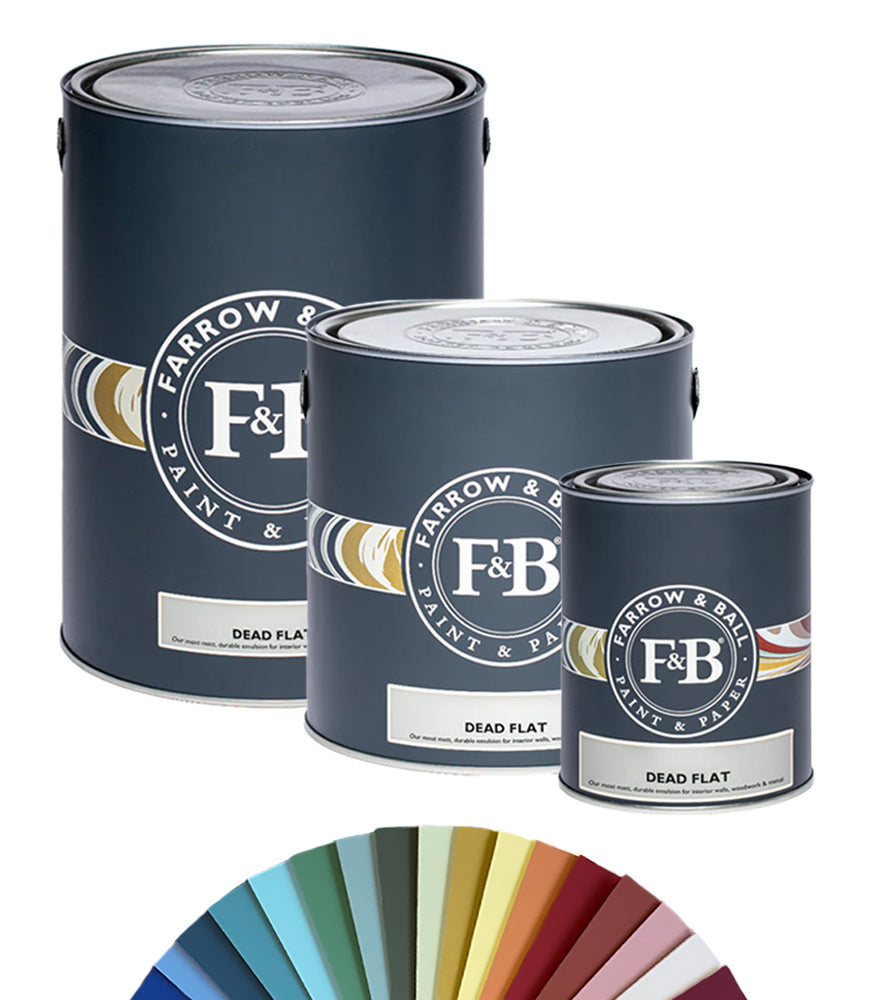 Farrow & Ball Dead Flat Matt Paint - Tinted Colour – Next Day Paint