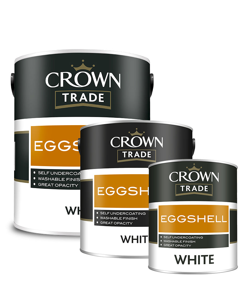Crown Trade Eggshell - White – Next Day Paint
