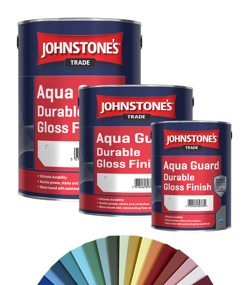 Johnstone's Aqua Guard Durable Gloss Finish Paint - Tinted Colour Matc ...