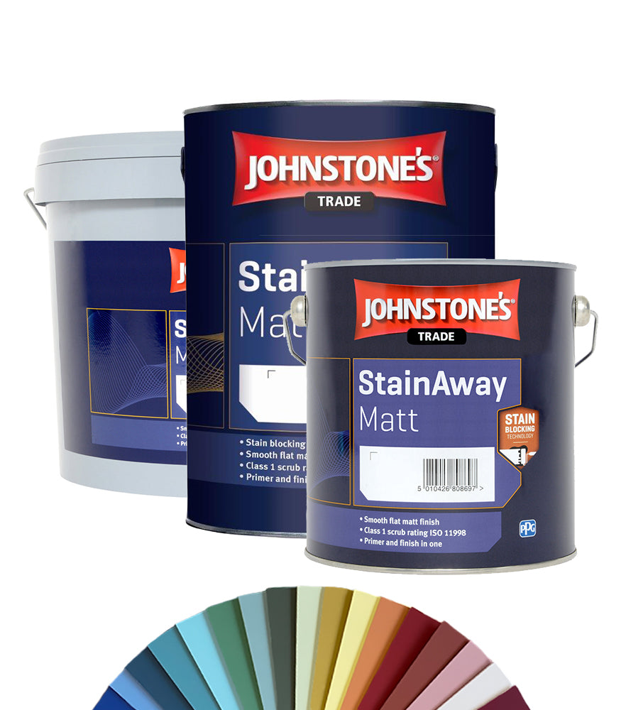 Johnstone's Trade StainAway Matt Paint - Tinted Colour Match – Next Day ...