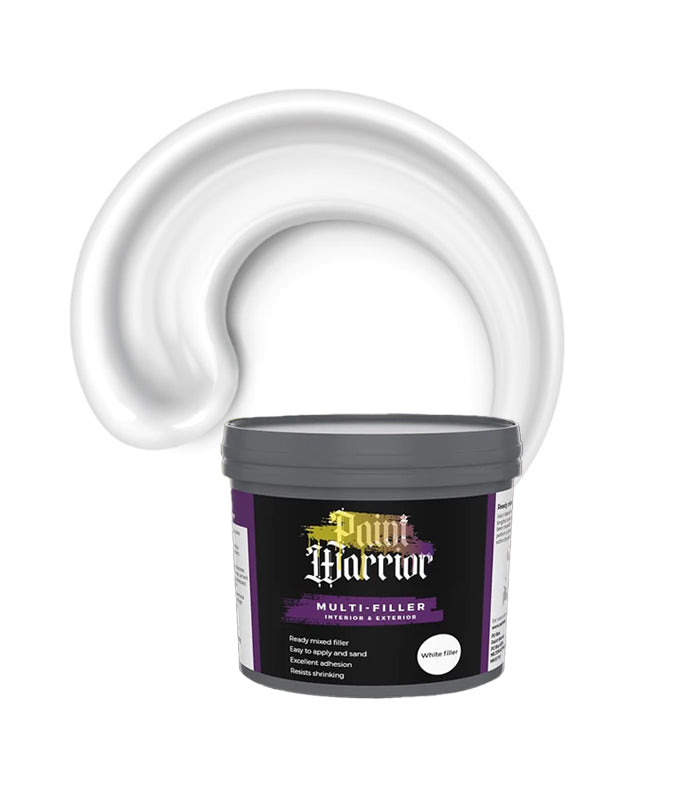 Paint Warrior Multi-Filler - White - 1kg – Next Day Paint