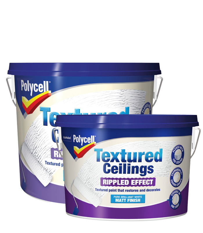 Polycell Textured Ceilings Ripple Effect - Matt – Next Day Paint