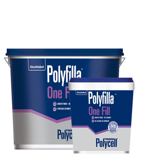 Polycell Trade Polyfilla One Fill Filler – Next Day Paint