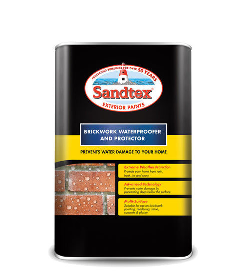 Sandtex Brickwork Waterproof Protector - Clear - 5 Litre – Next Day Paint