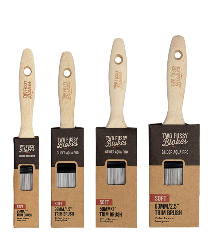 Two Fussy Blokes Glider Aqua Pro Soft Trim Paint Brush – Next Day Paint
